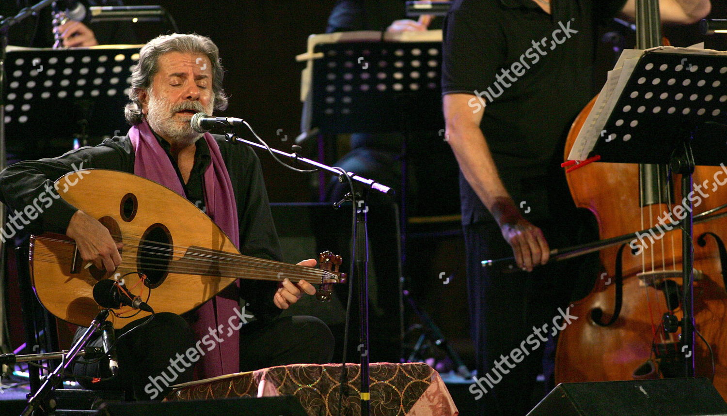 Lebanese Singer Marcel Khalifa Performs During Editorial Stock Photo ...