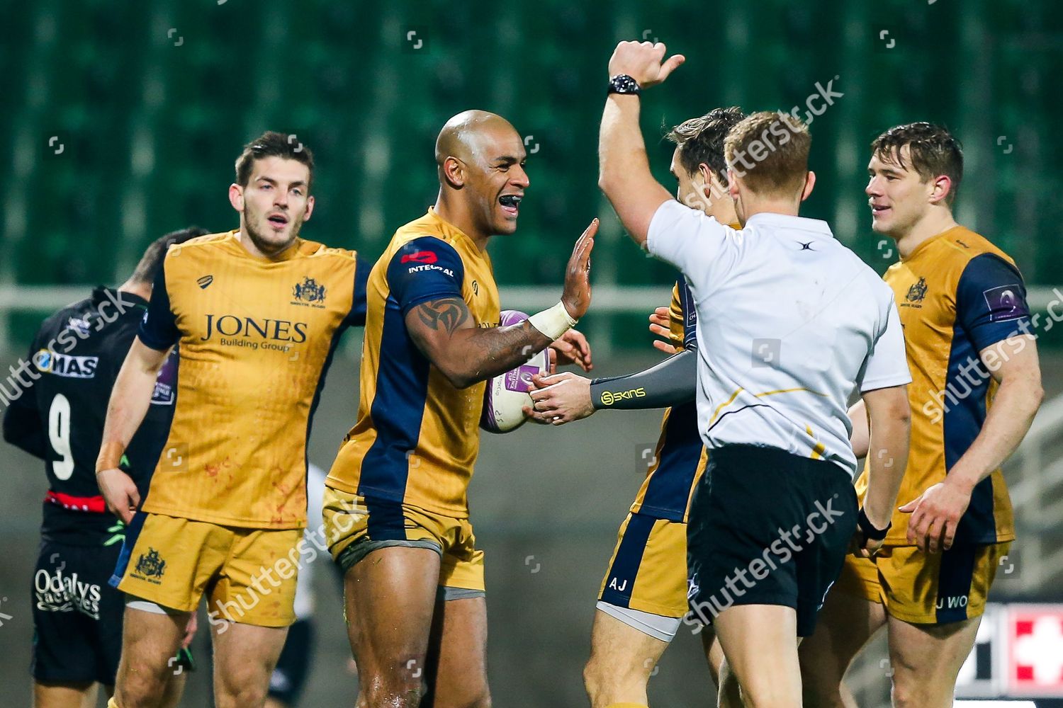 Tom Varndell Bristol Rugby Celebrates After Editorial Stock Photo ...