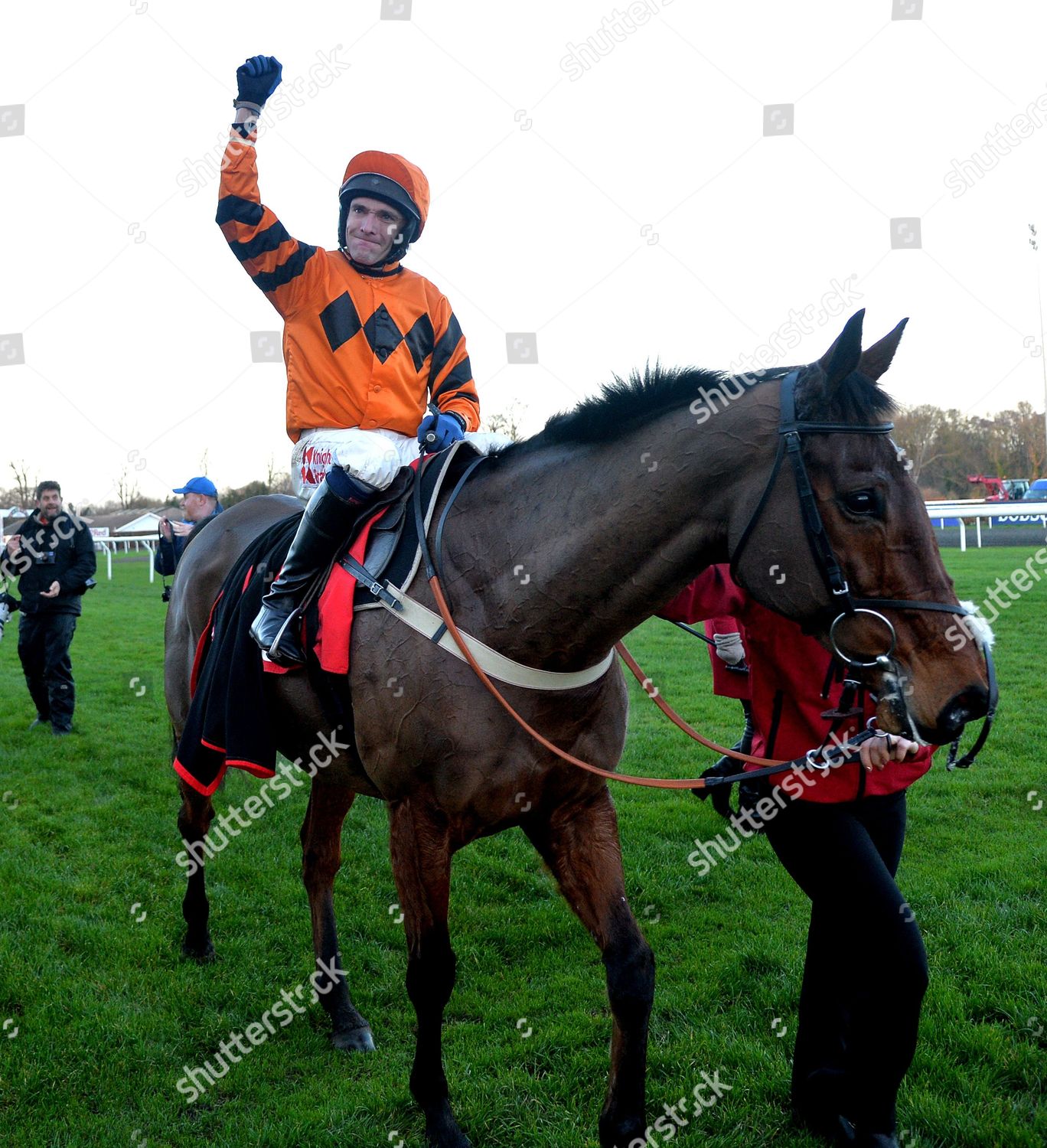 Thistlecrack Tom Scudamore After Winning 32red Editorial Stock Photo ...