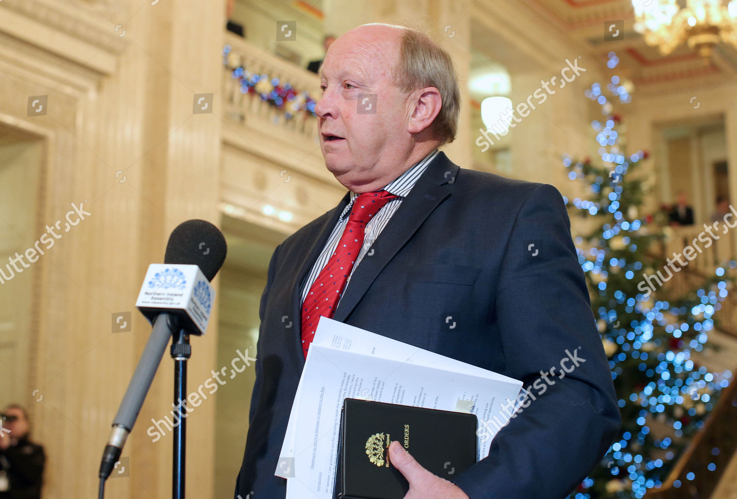 Tuv Leader Jim Allister Arrive Great Editorial Stock Photo - Stock ...