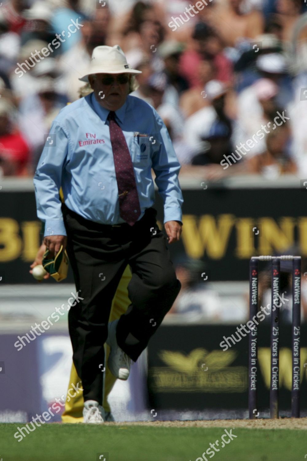 Score 111 Umpire David Shepherd Hops Editorial Stock Photo - Stock ...