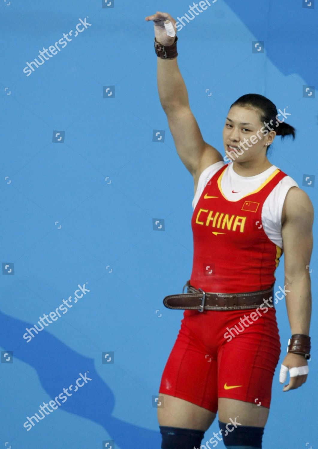 Cao Lei China Celebrates After Lifting Editorial Stock Photo - Stock ...