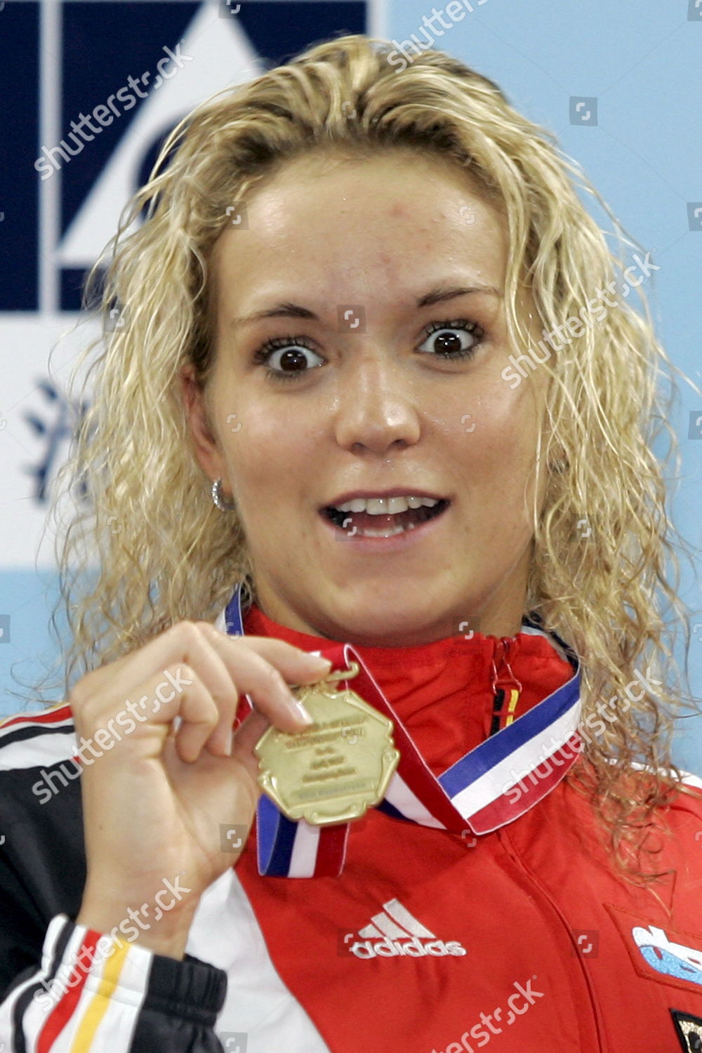 Janine Pietsch Germany Holds Her Gold Editorial Stock Photo - Stock ...
