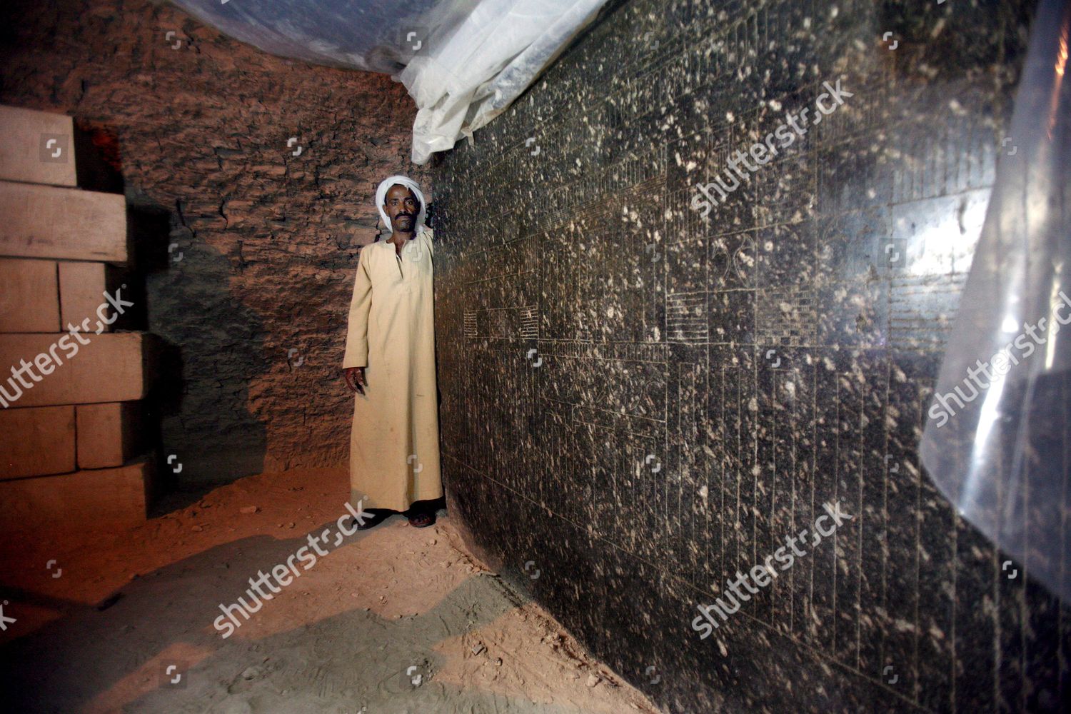 Tomb Guardian Kamel Ibrahim Stands Next Editorial Stock Photo - Stock ...