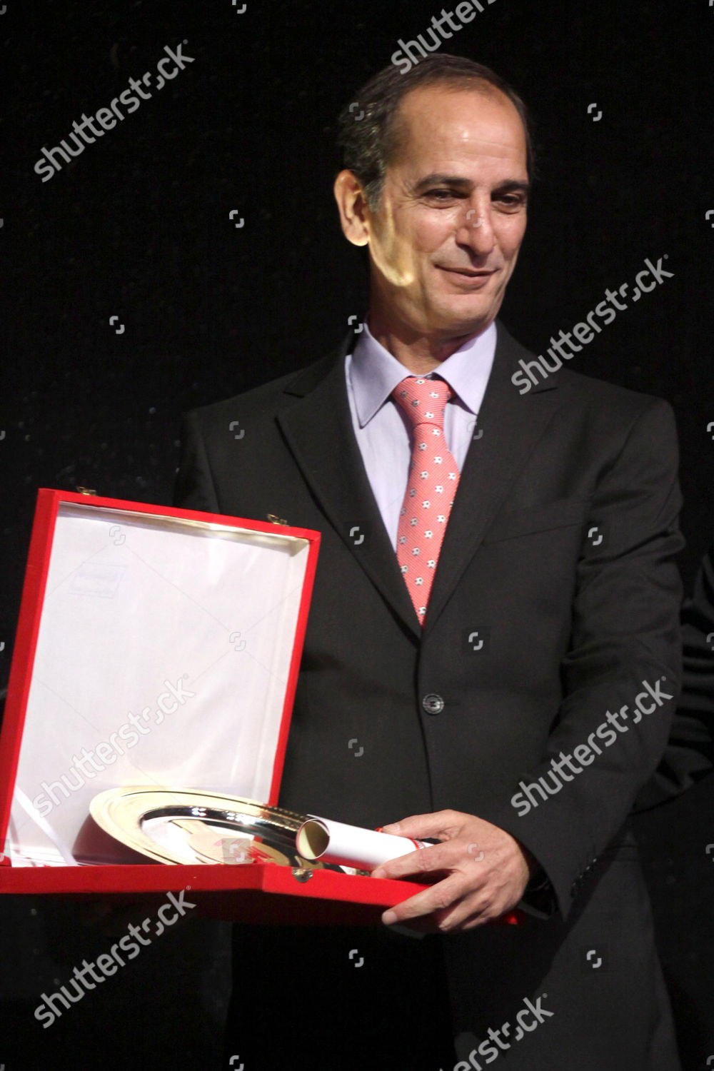 Egyptian Actor Hisham Selim Poses Photographers Editorial Stock Photo ...