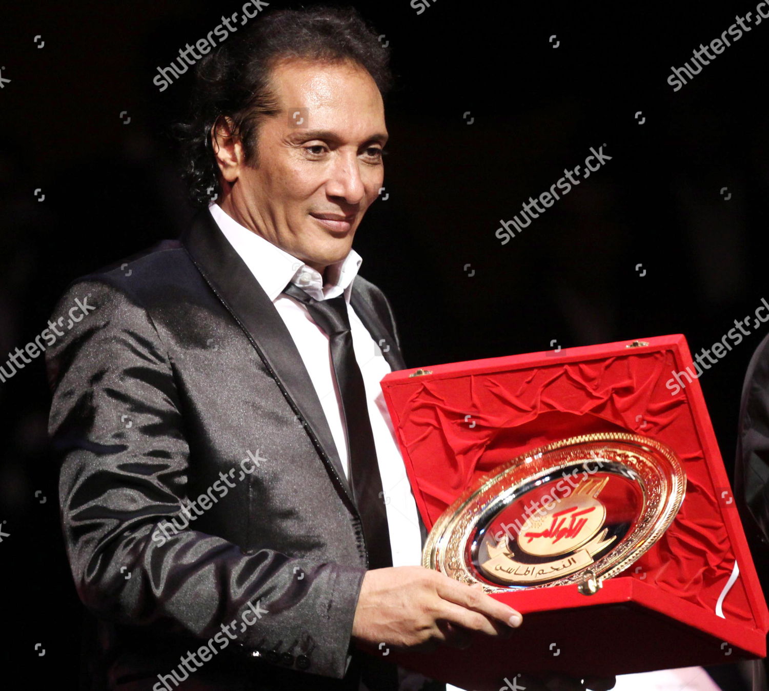 Egyptian Singer Ali El Haggar Poses Editorial Stock Photo - Stock Image ...