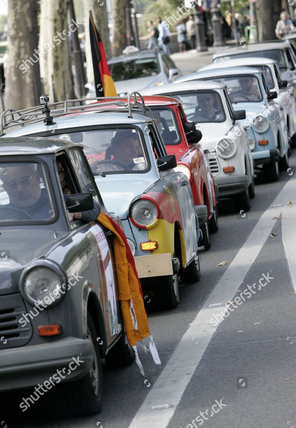 View East German Made Trabant Cars Editorial Stock Photo - Stock Image ...