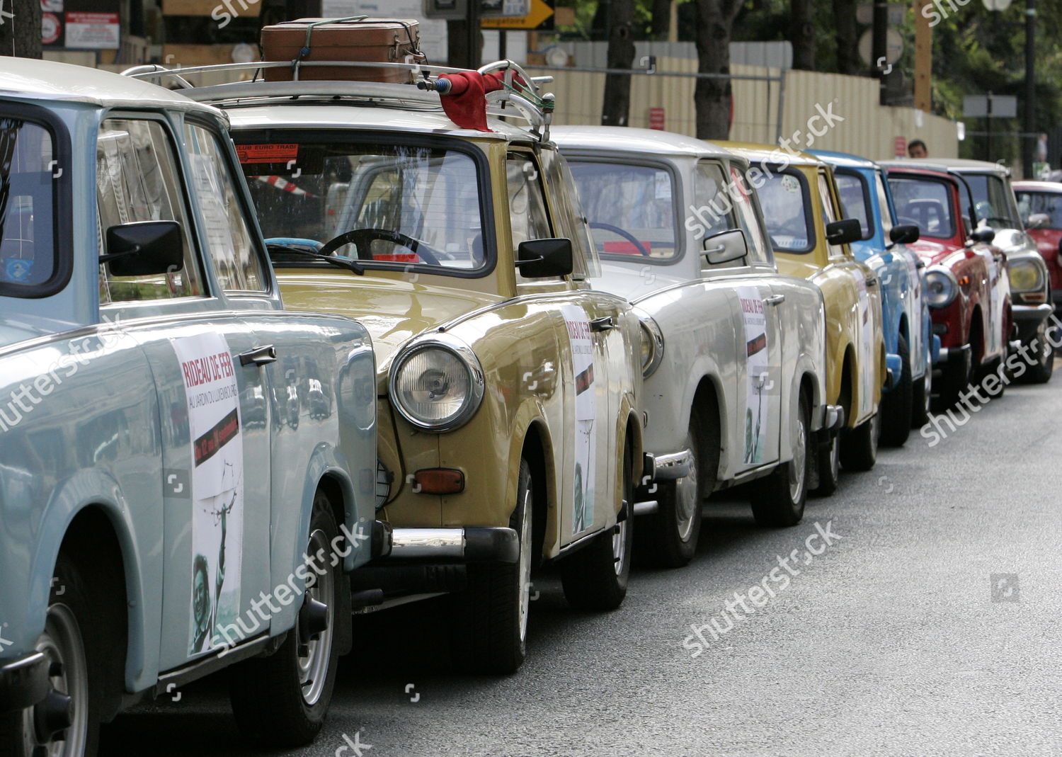 View East German Made Trabant Cars Editorial Stock Photo - Stock Image ...