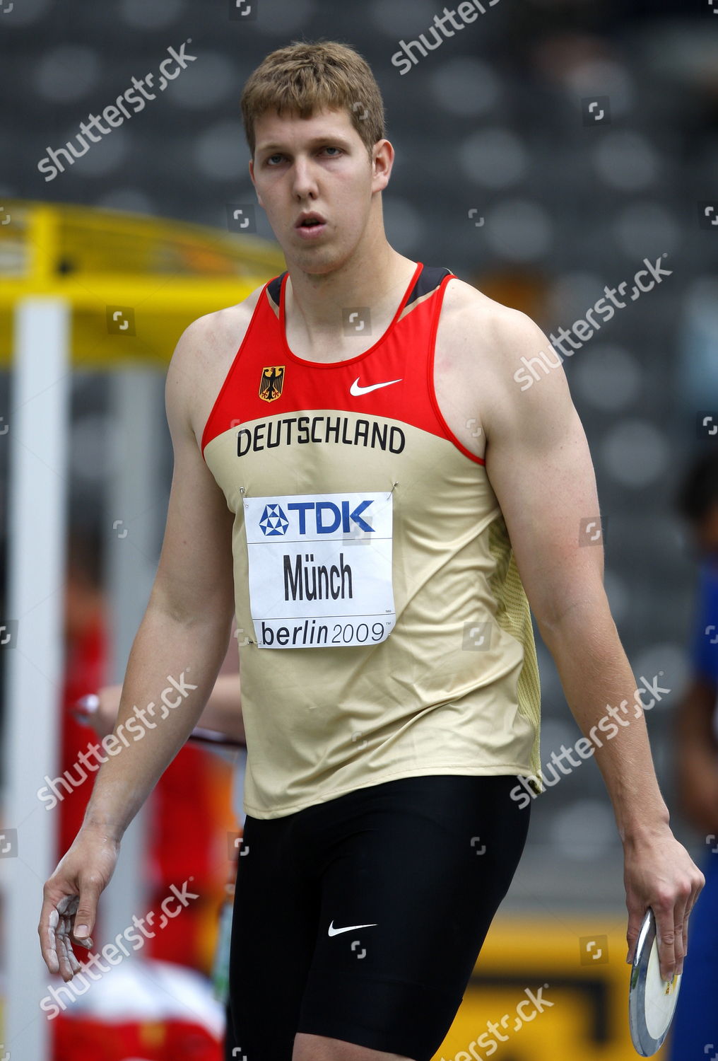 Markus Muench Germany Prepares Attempt Discus Editorial Stock Photo ...