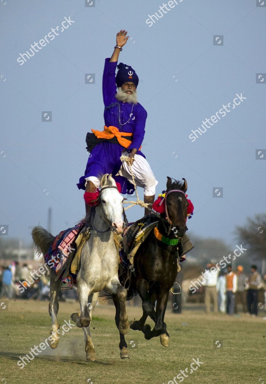 Indian Nihang Ancient Sikh Warrior Baba Editorial Stock Photo - Stock ...