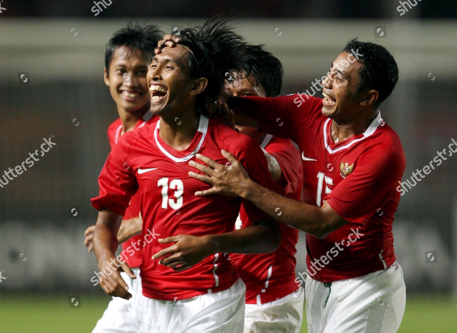 Indonesian Player Budi Sudarsono C Celebrates Editorial Stock Photo ...