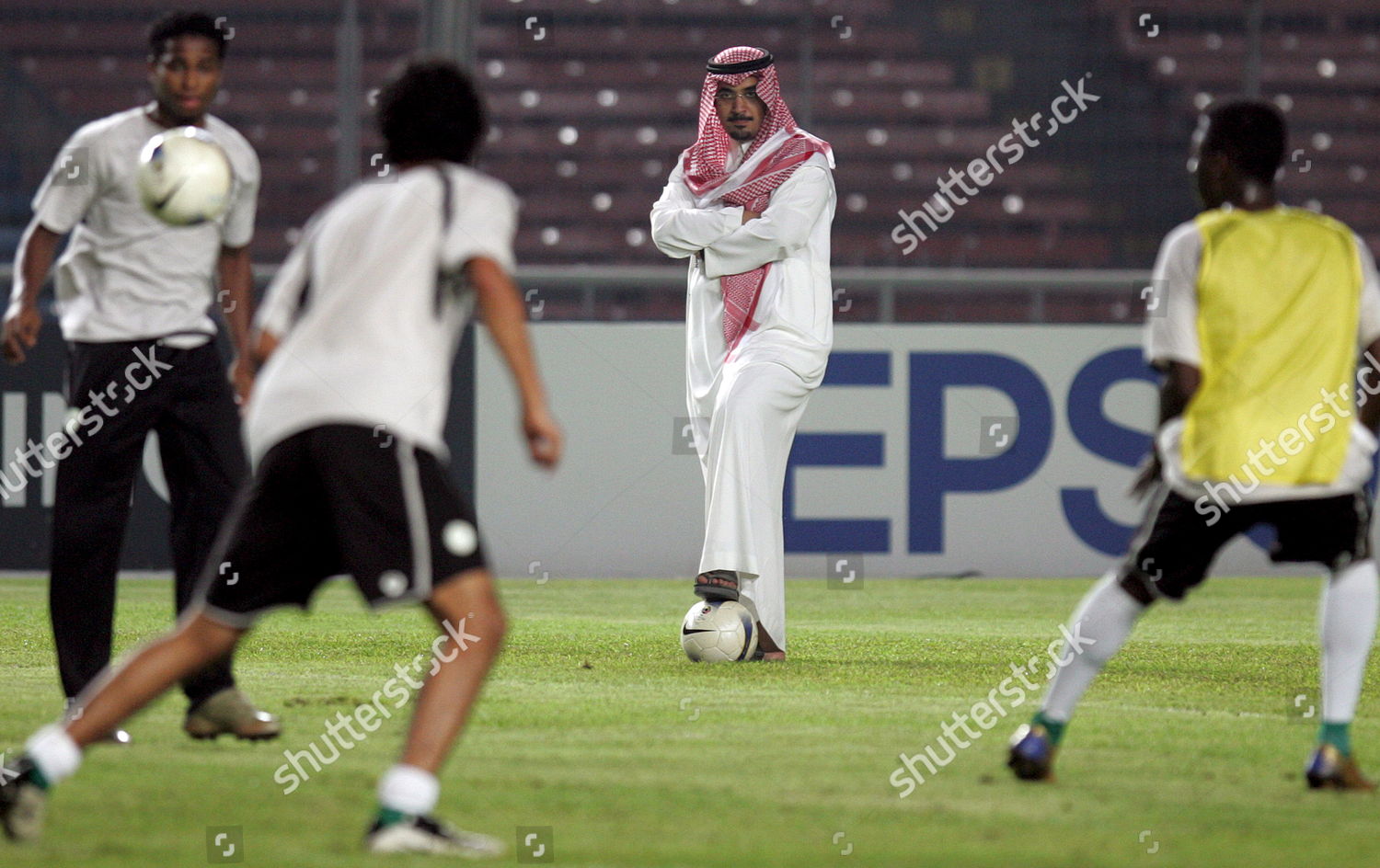 Saudi Arabian Prince Nwaf Faisal C Editorial Stock Photo - Stock Image ...