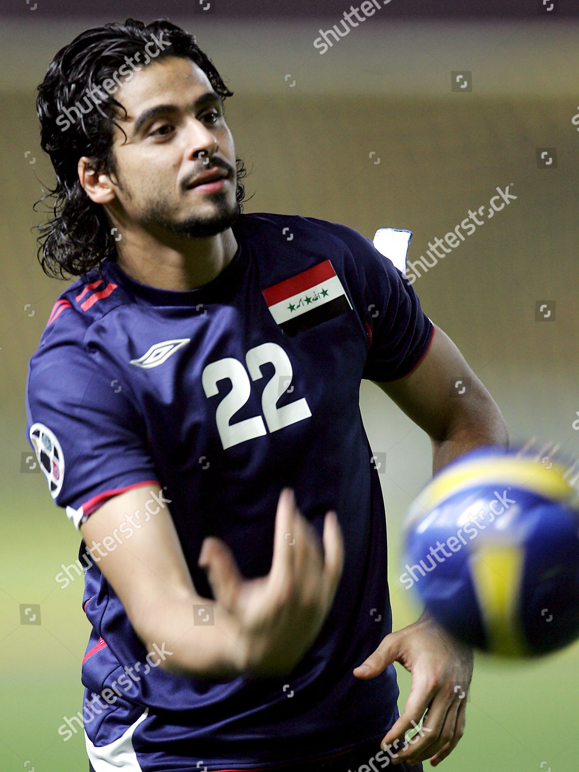 Iraq Goalkeeper Noor Sabri Abbas Throws Editorial Stock Photo - Stock ...