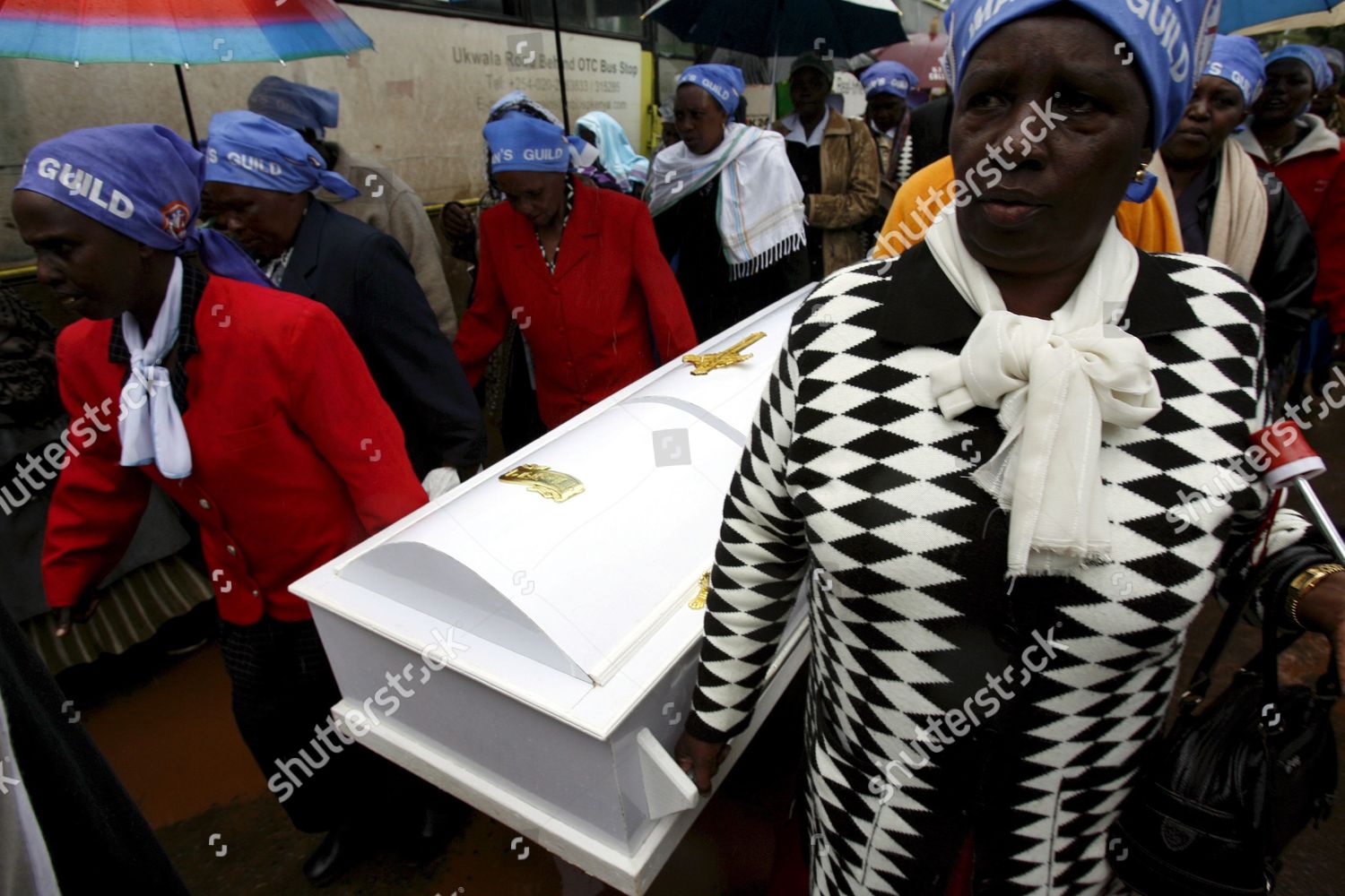 Female Pallbearers Lead Procession Mortuary Church Editorial Stock ...