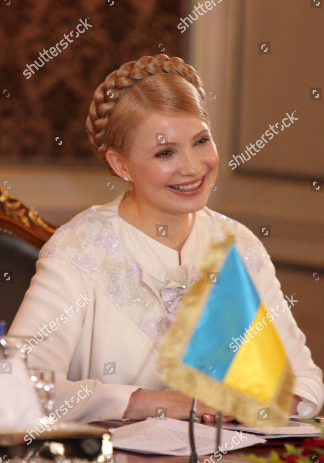 Ukrainian Prime Minister Yulia Tymoshenko Welcomed Editorial Stock Photo - Stock Image ...