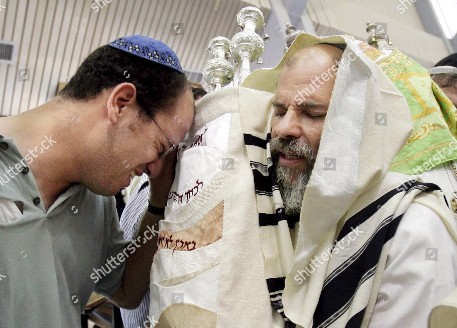 Settlers Carry Their Torah Scrolls Out Editorial Stock Photo - Stock ...
