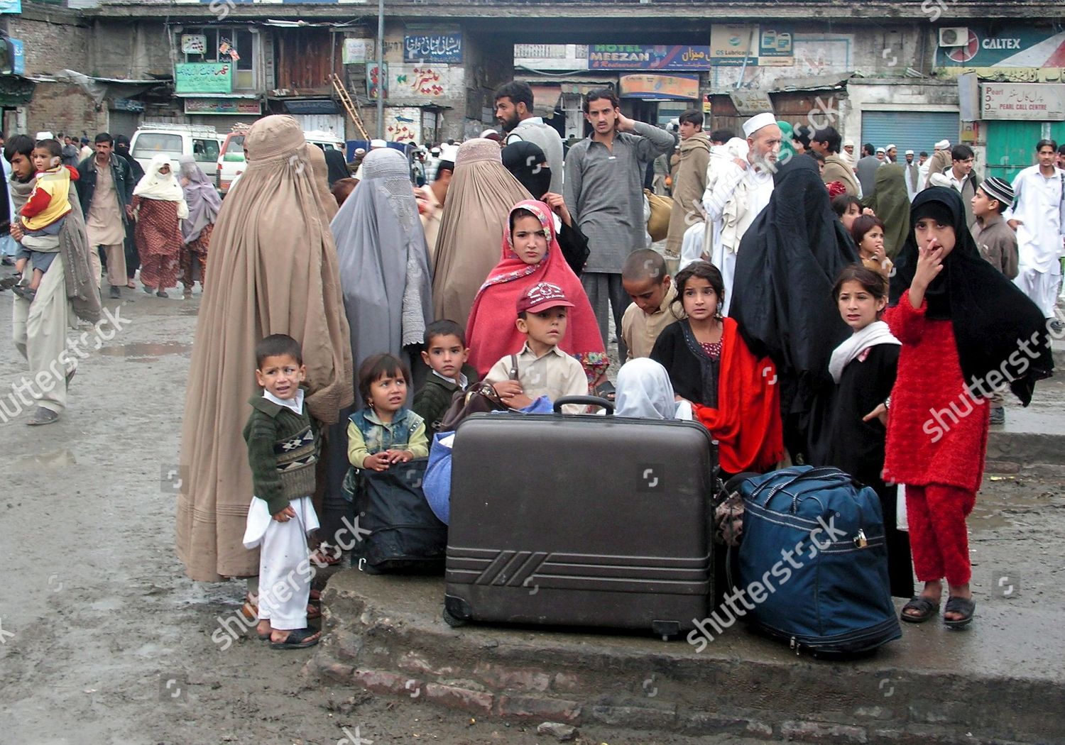 Local Residents Flee Pakistani Authorities Issued Editorial Stock Photo ...