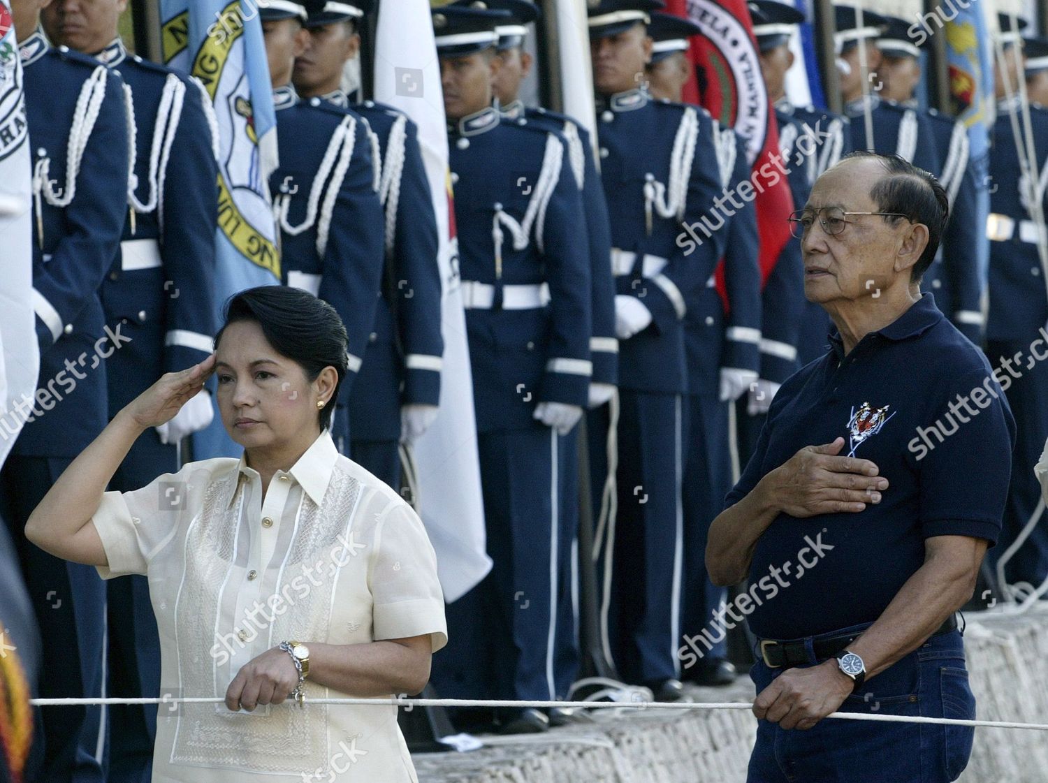 Philippines President Gloria Macapagal Arroyo L Editorial Stock Photo ...