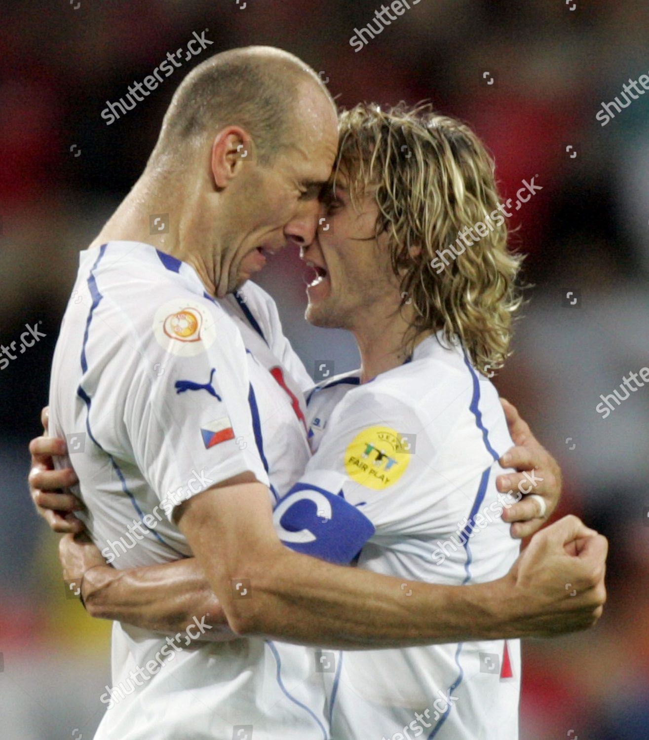 Czech Striker Jan Koller L Celebrates Editorial Stock Photo - Stock ...