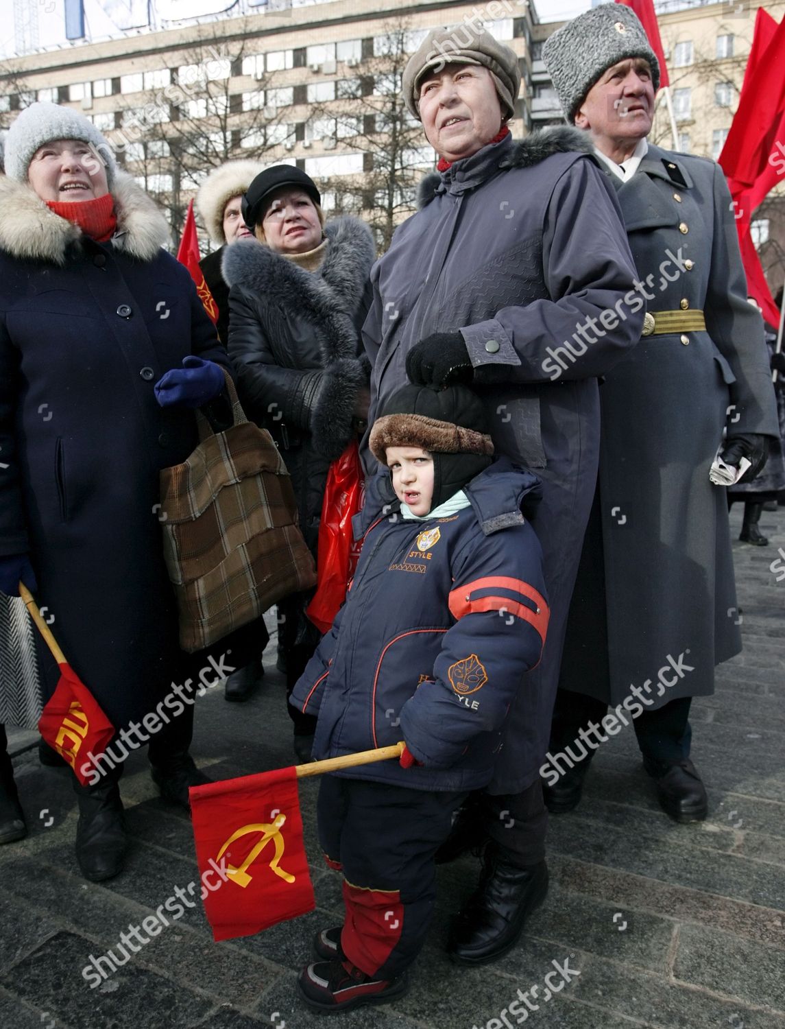Union Soviet Officers Rally Marking Day Editorial Stock Photo - Stock ...