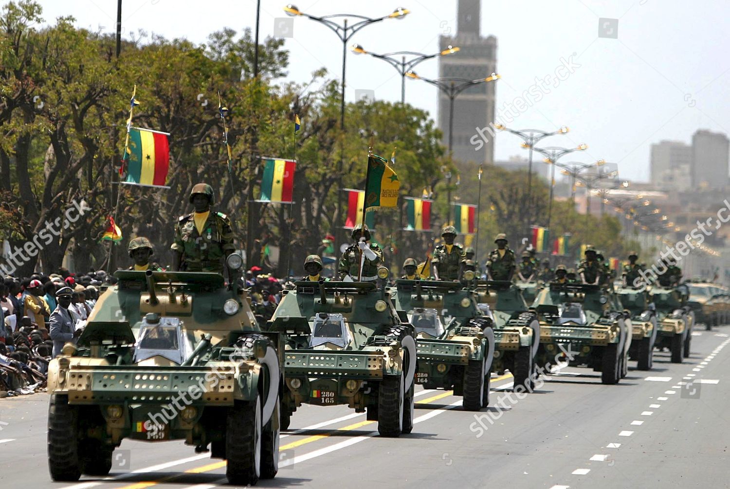 SENEGALESE MILITARY VEHICLES ON PARADE DURING Editorial Stock Photo ...