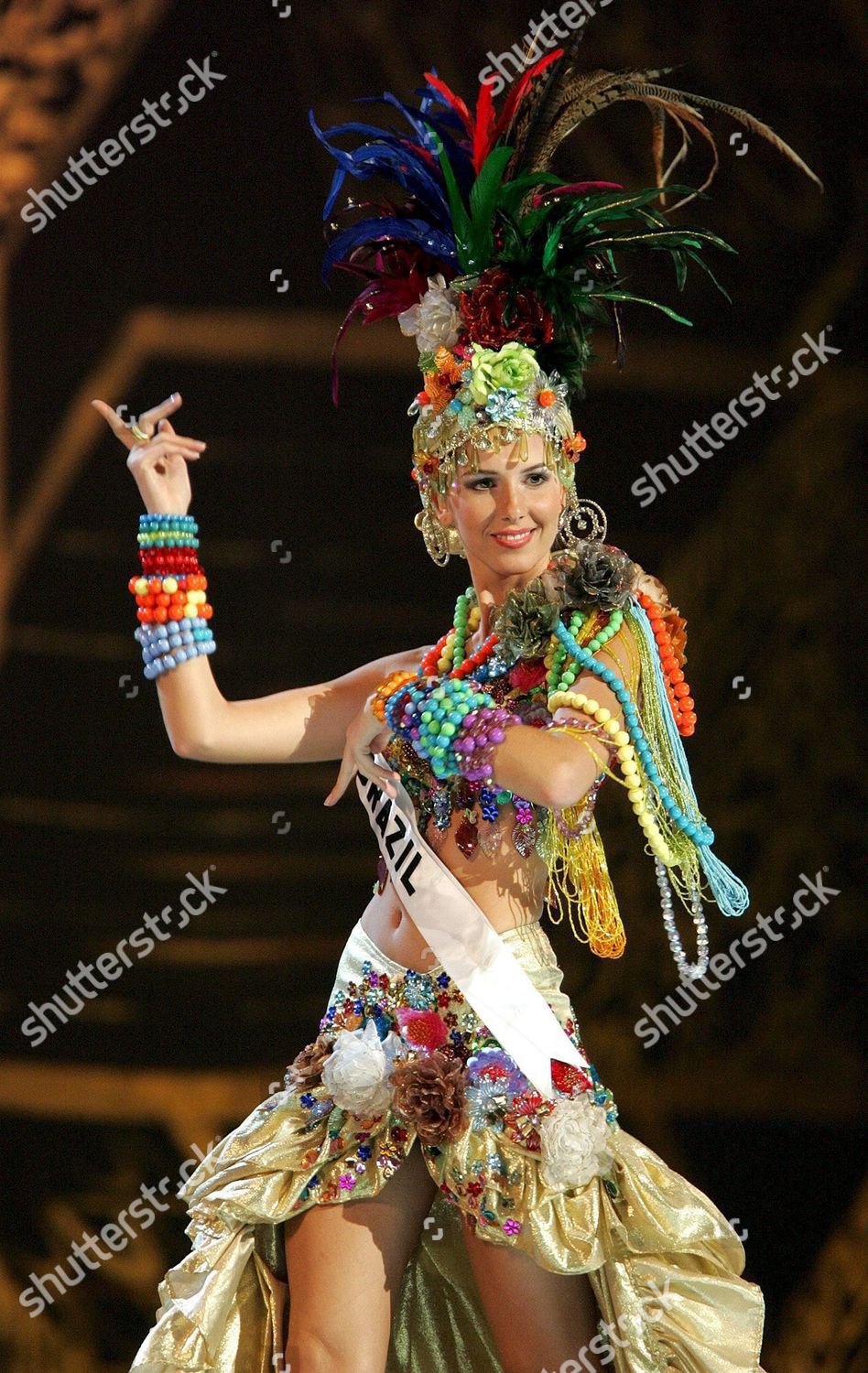 Miss Universe 2005 Contestant Carina Beduschi Editorial Stock Photo ...