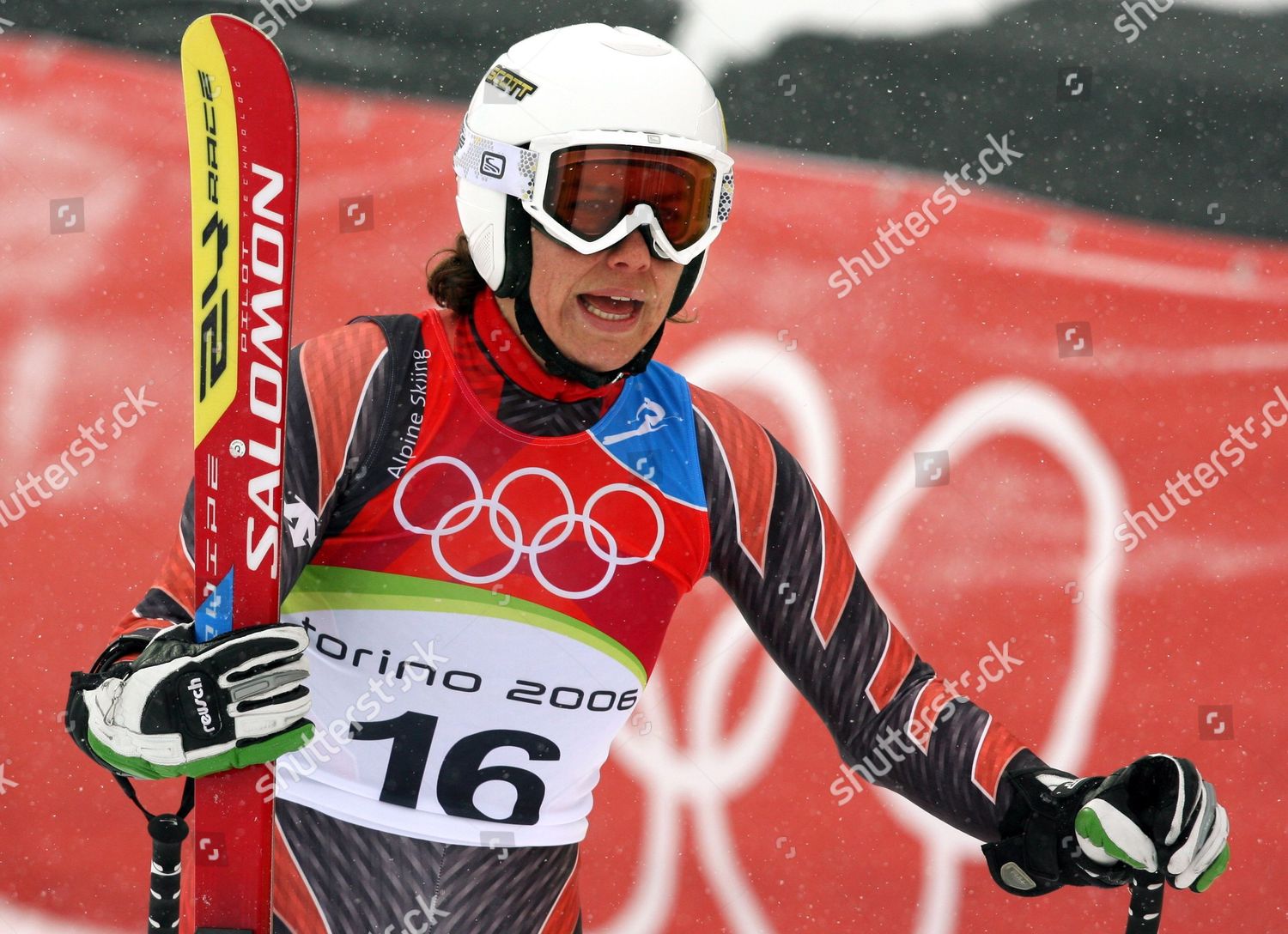 Nadia Styger Switzerland Reacts Finish Area Editorial Stock Photo ...