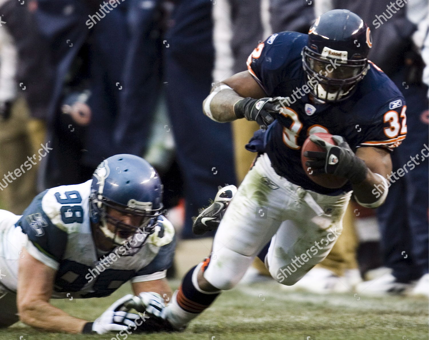 Chicago Bears Running Back Cedric Benson Editorial Stock Photo - Stock ...