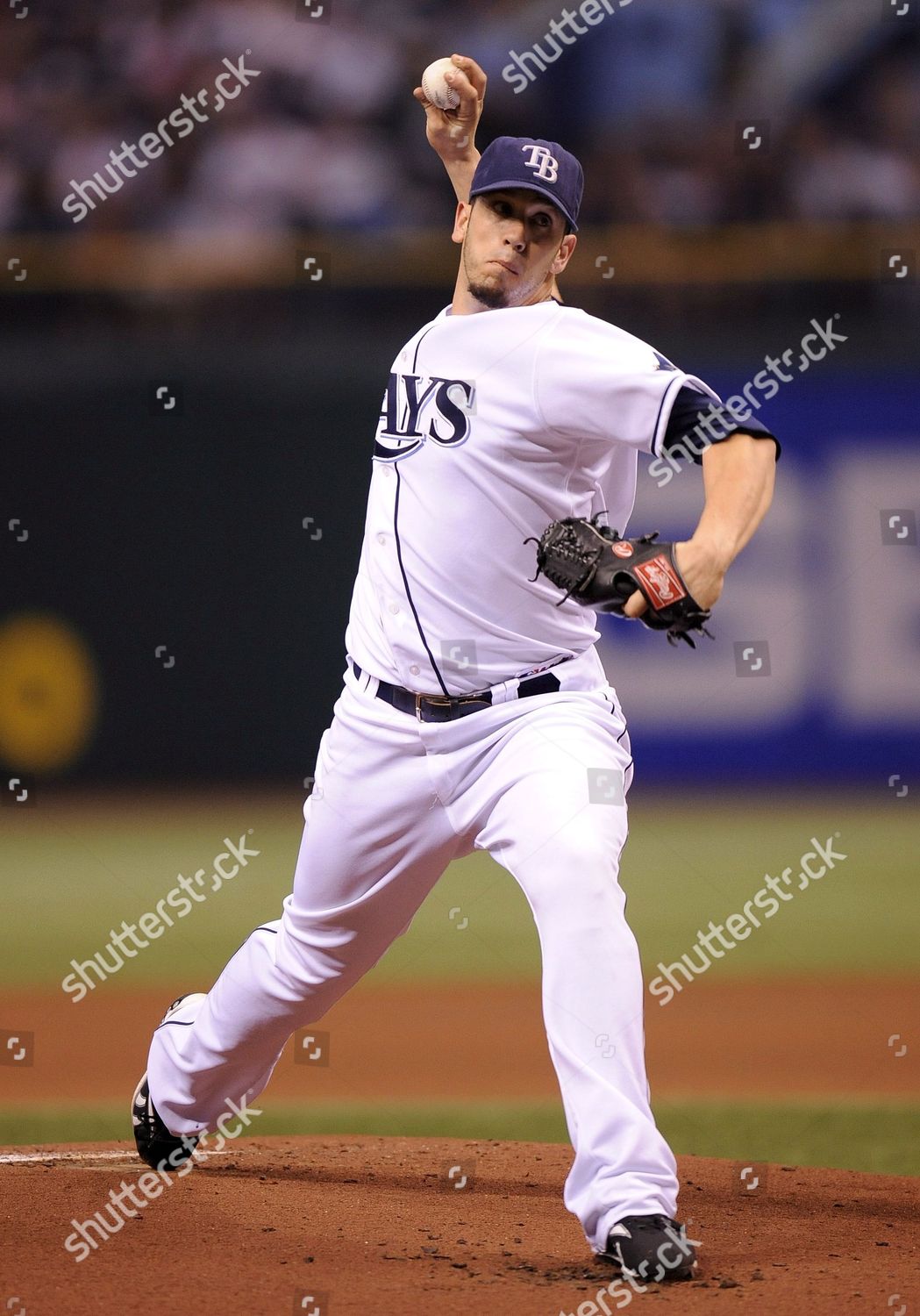 Tampa Bay Rays James Shields Sdelivers Editorial Stock Photo - Stock ...