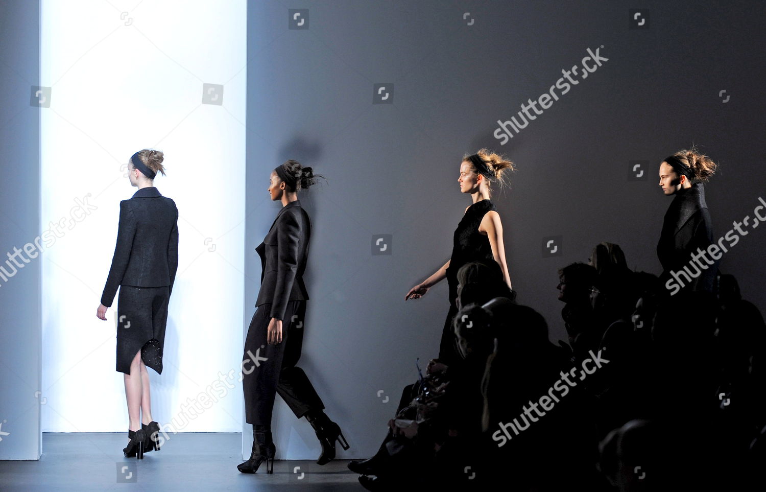 Models Take Catwalk Calvin Klein Fashion Editorial Stock Photo - Stock ...