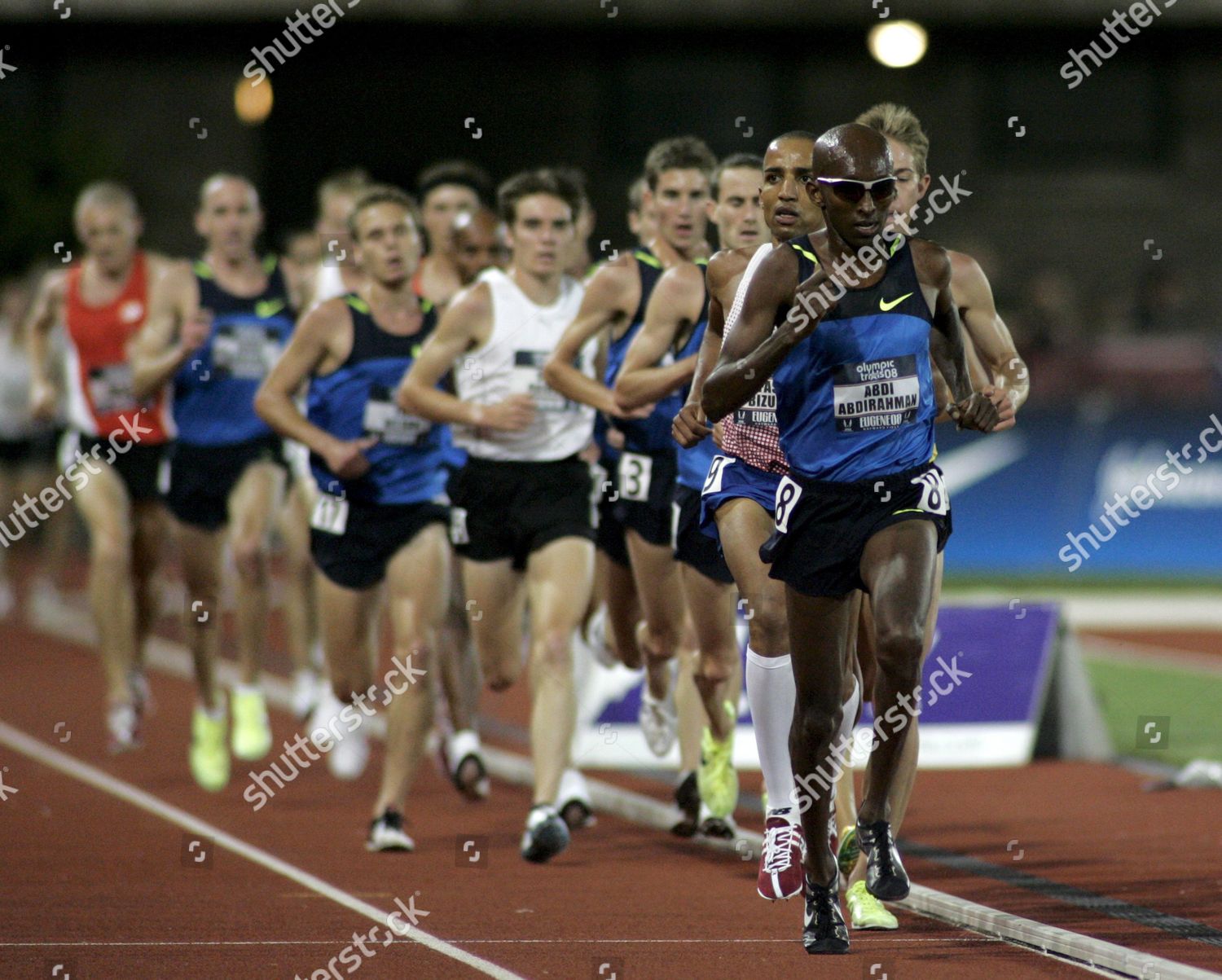 Abdi Abdirahman Leads Field En Route Editorial Stock Photo - Stock ...