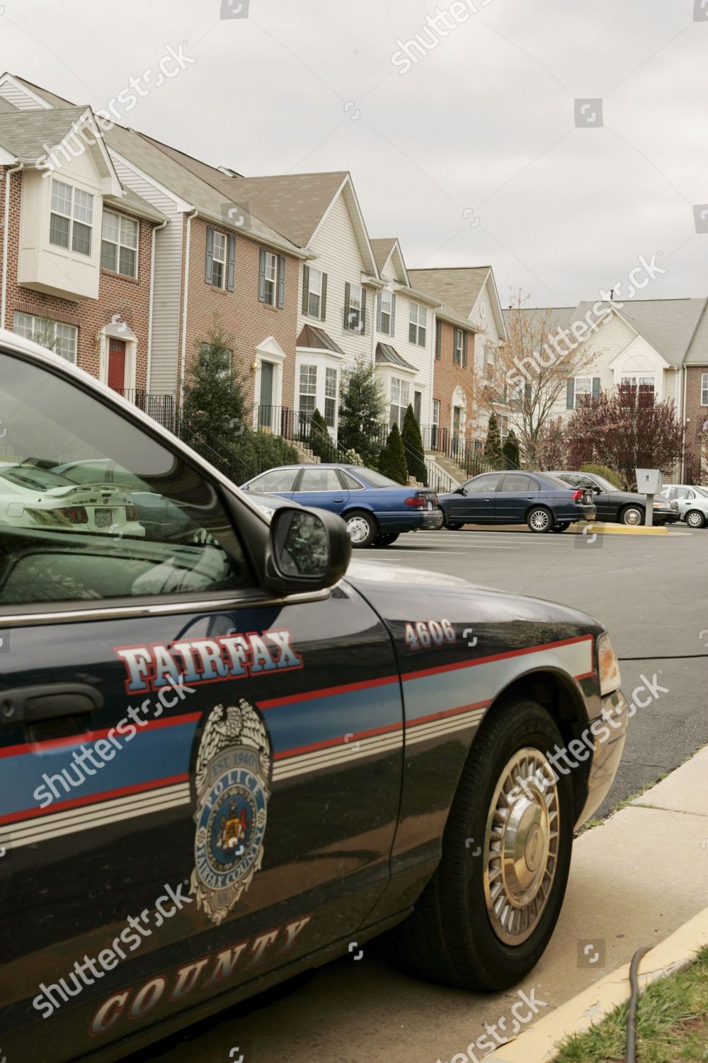 Fairfax County Police Cars On Street Editorial Stock Photo - Stock ...