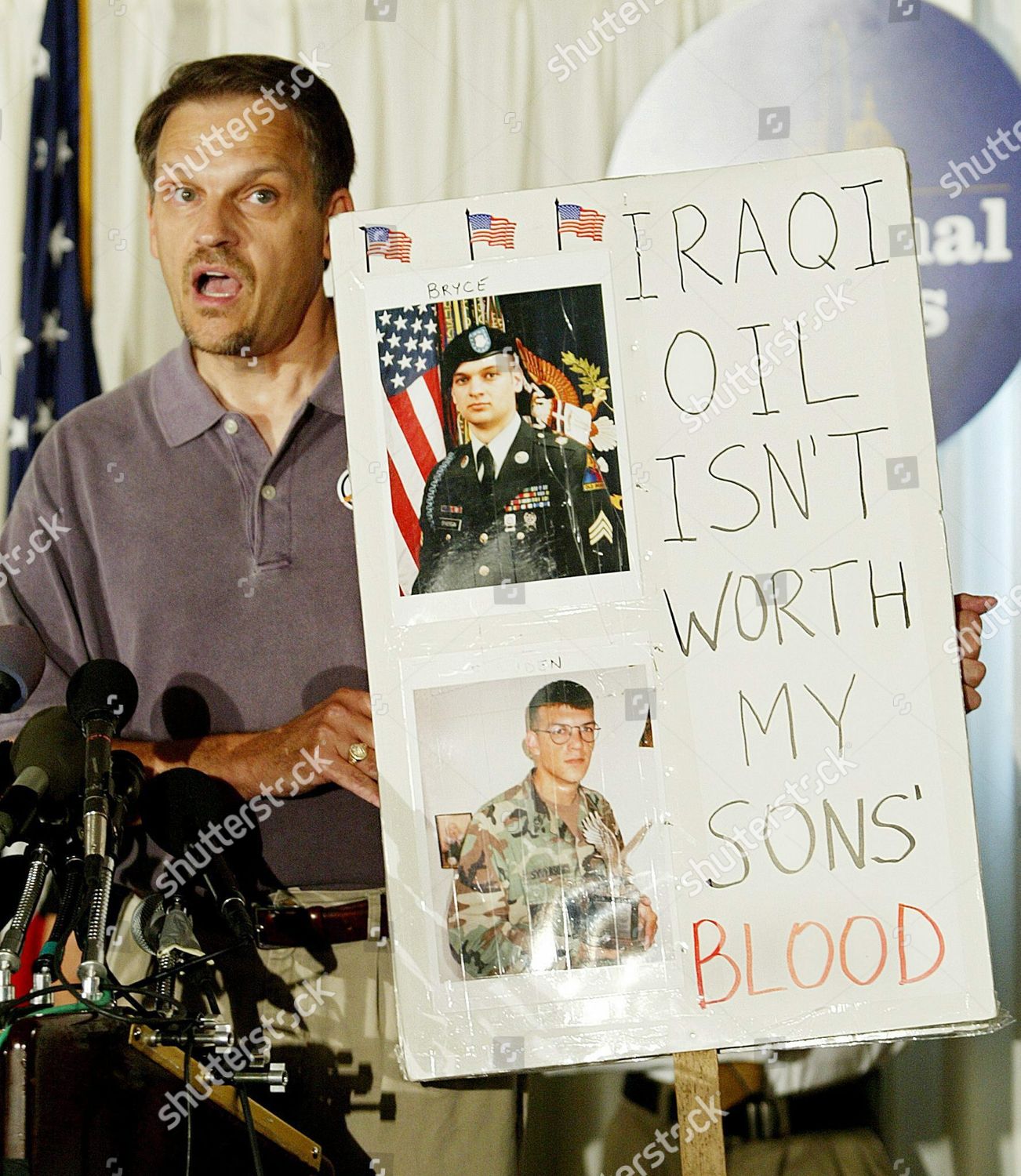 Larry Syverson Whos Son Serving Iraq Editorial Stock Photo - Stock ...