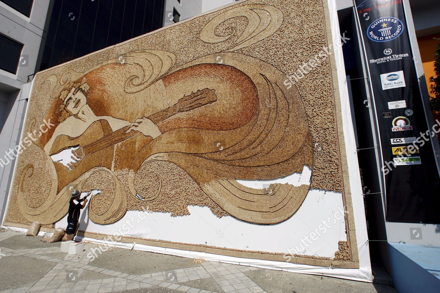 Albanian Painter Saimir Strati Works On Editorial Stock Photo - Stock ...