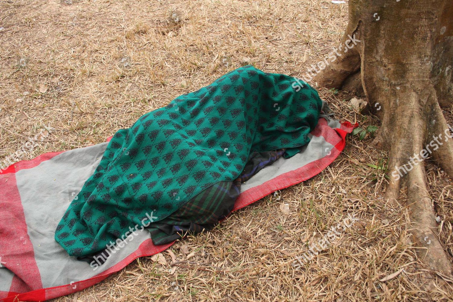 Bangladeshi Homeless People Sleep Park Dhaka Editorial Stock Photo ...