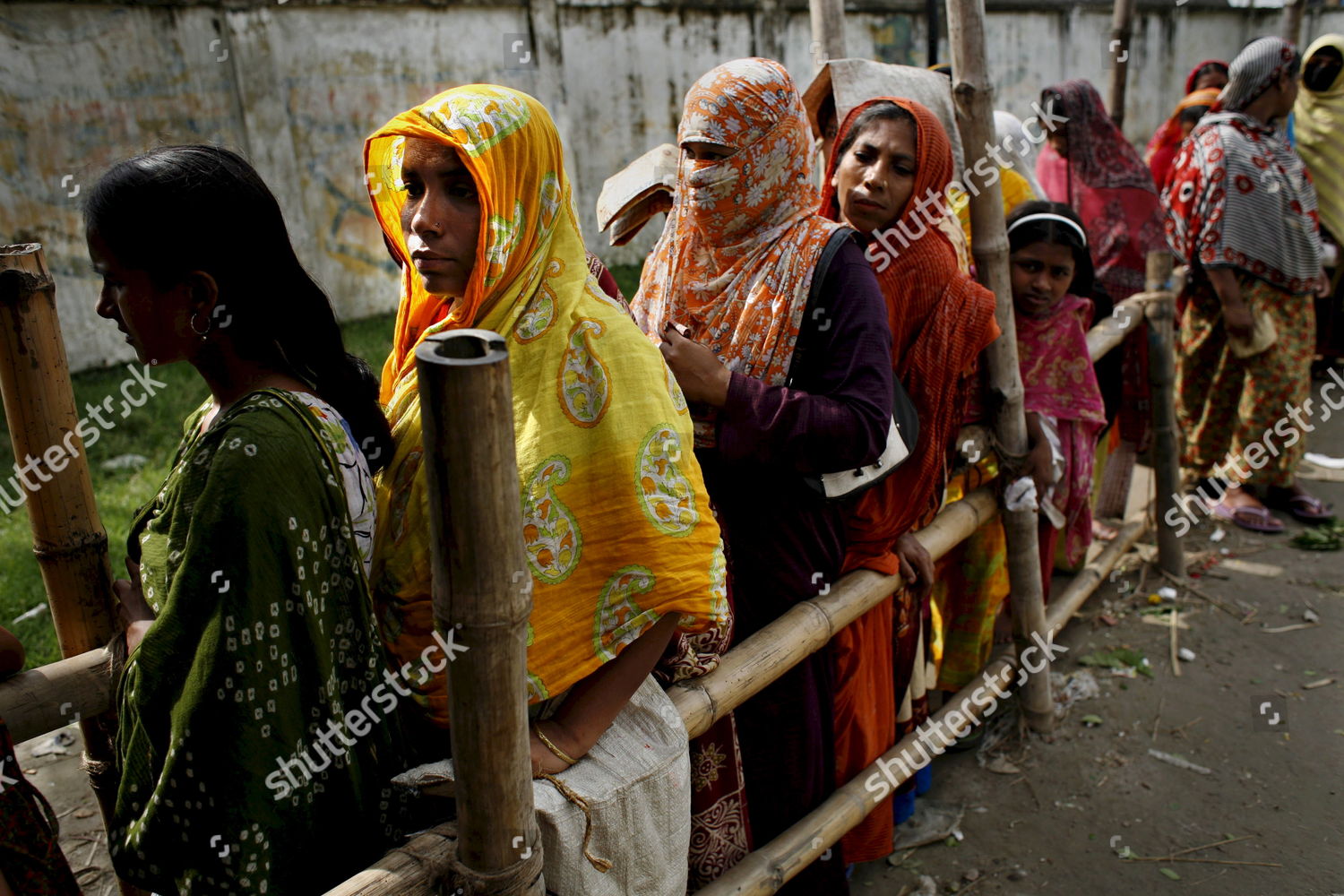 Bangladeshi People Low Income Groups Stand Editorial Stock Photo ...