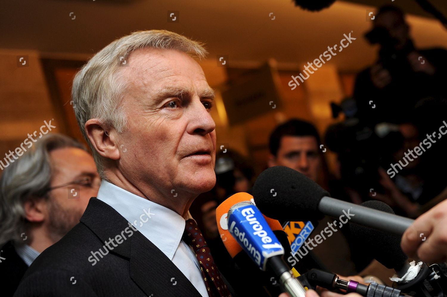 President Fia Max Mosley Makes Statement Editorial Stock Photo - Stock ...