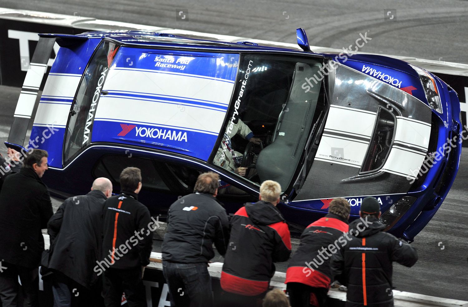 Stunt Driver Terry Grant Drives His Editorial Stock Photo - Stock Image ...