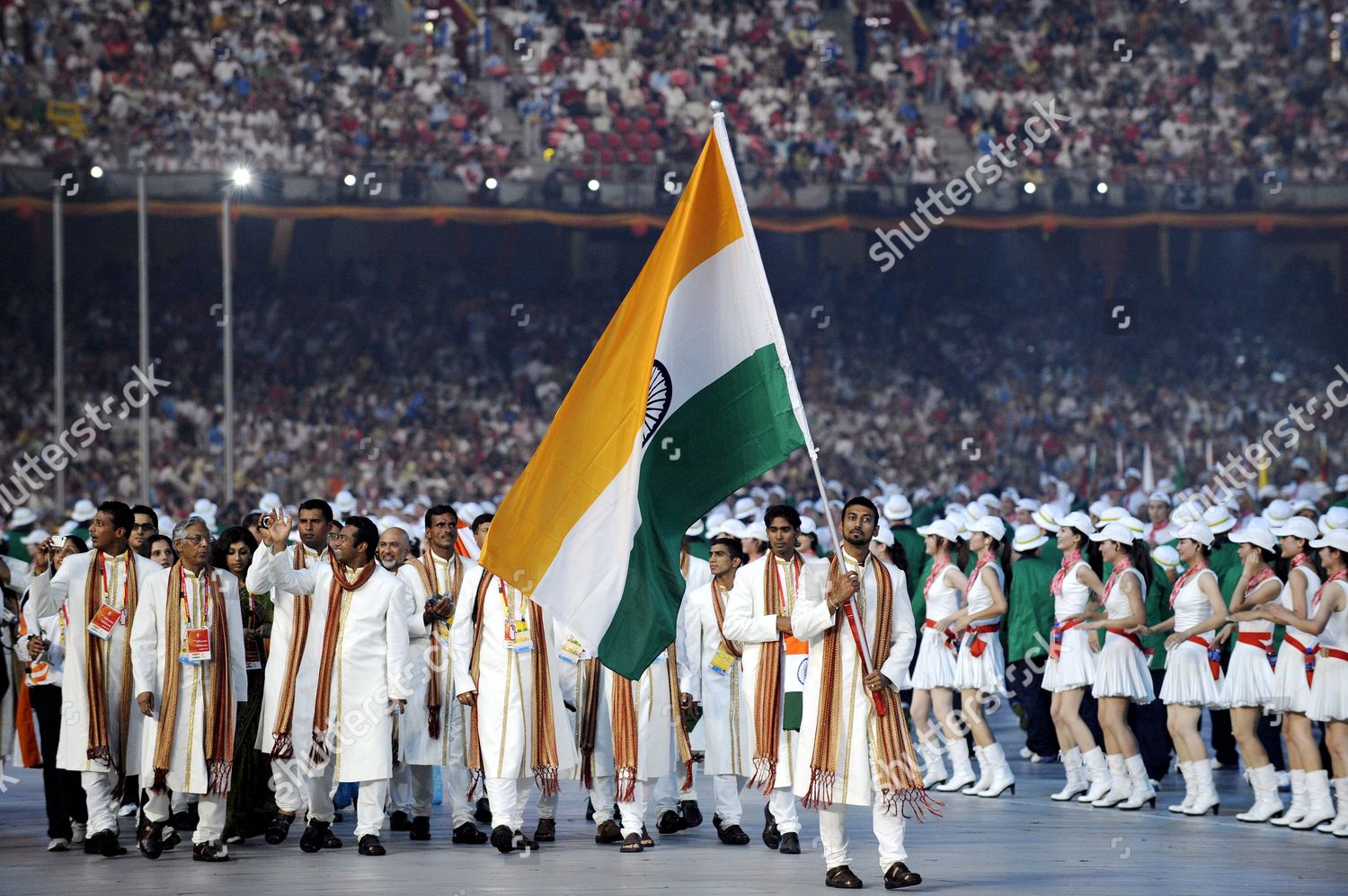Indian Flag Bearer Rajvardhan Singh Rathore Editorial Stock Photo ...