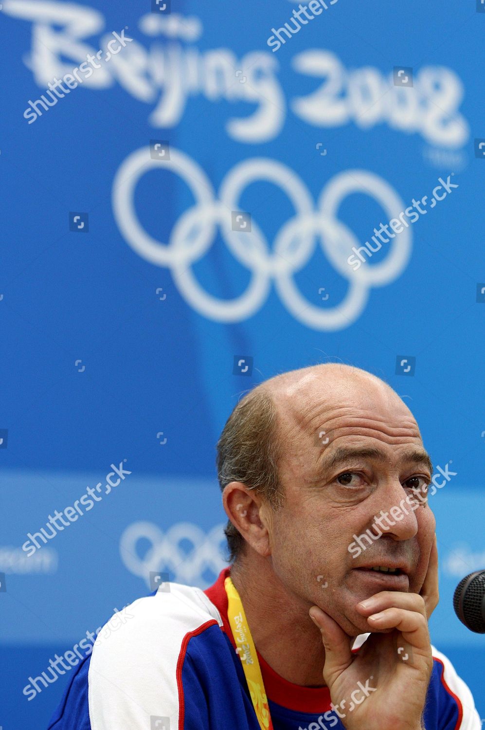British Rider Michael Whitaker Press Conference Editorial Stock Photo ...