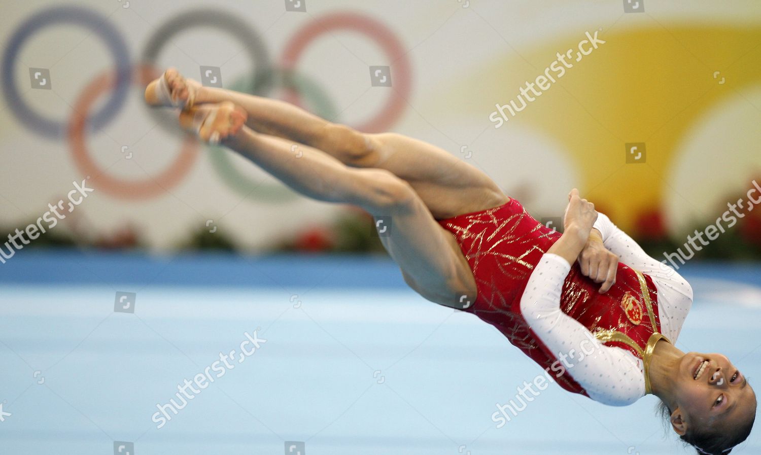 Chinas Yang Yilin Competes On Floor Editorial Stock Photo - Stock Image ...