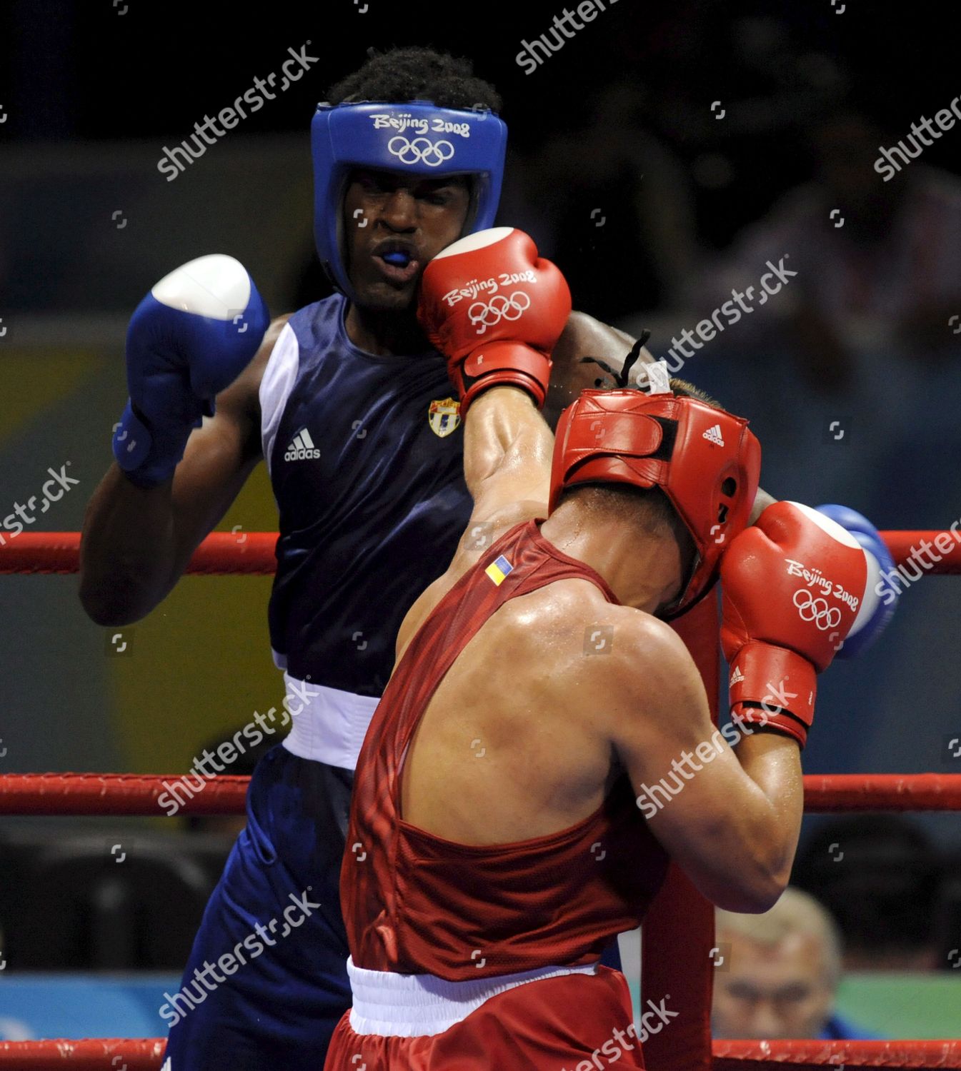 Vyacheslav Glazkov Ukraine R Lands Punch Editorial Stock Photo - Stock ...