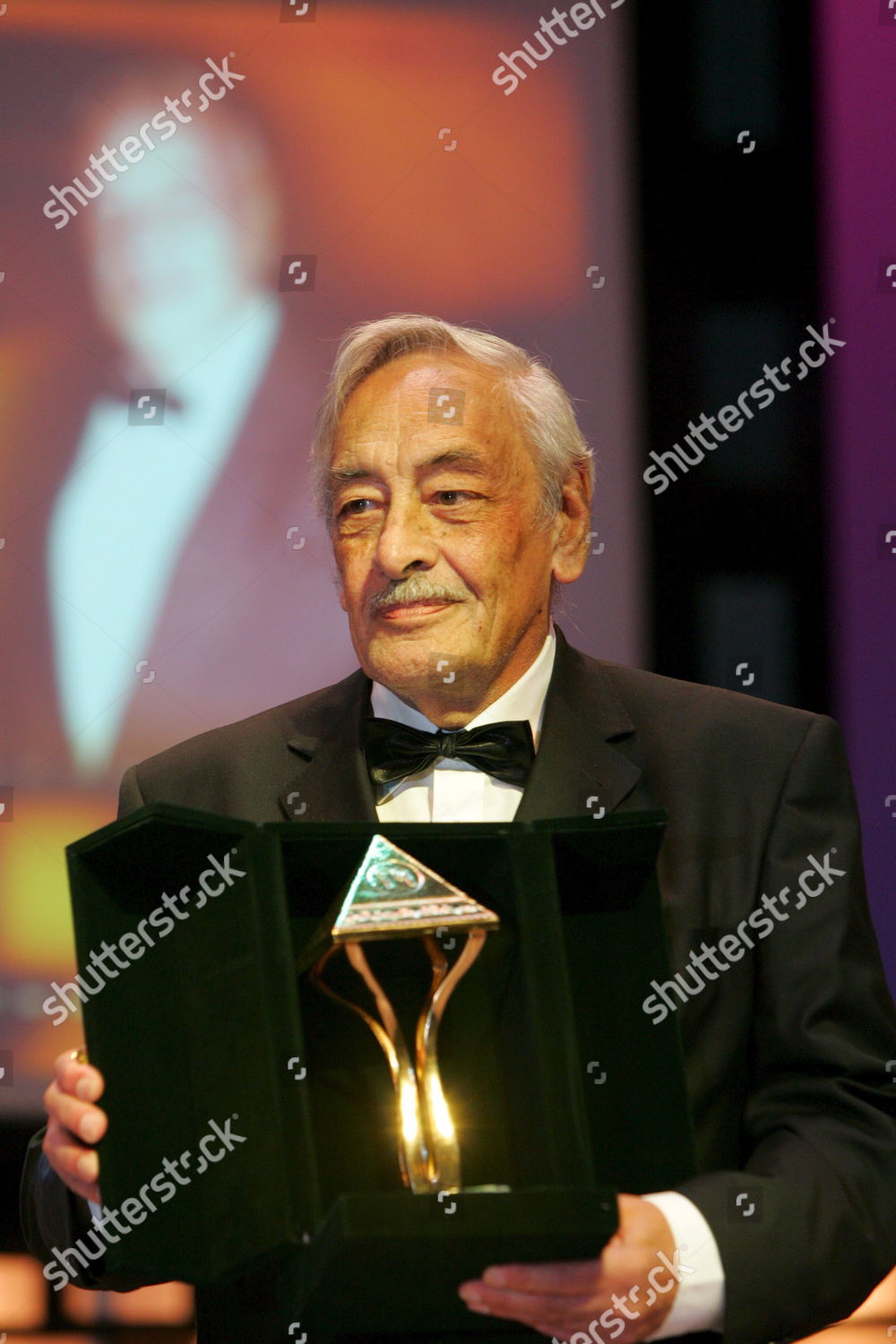 Egyptian Actor Gamil Rateb Receives Award Editorial Stock Photo - Stock ...