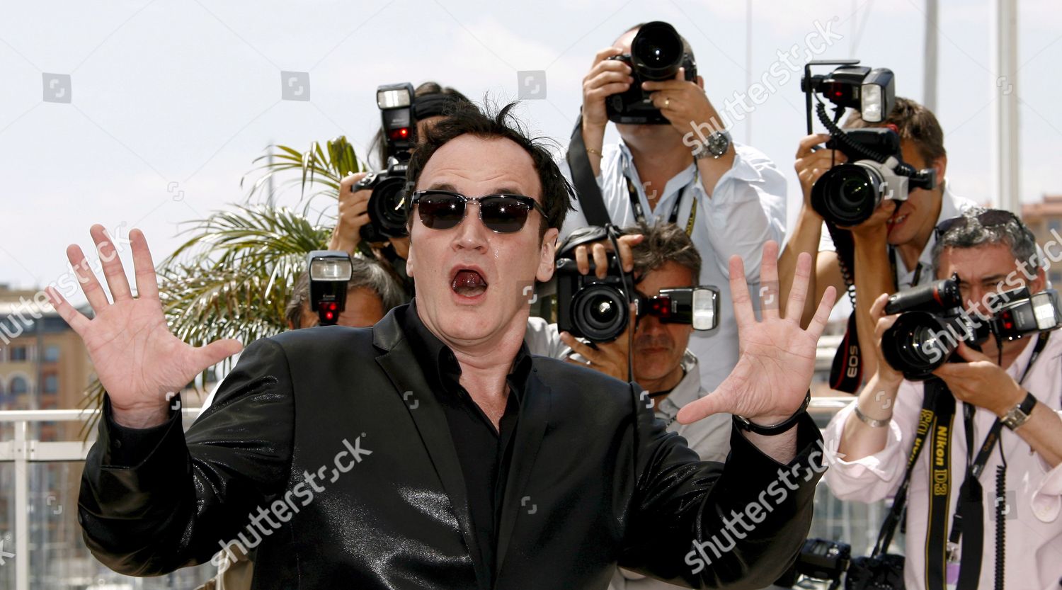 Us Director Quentin Tarantino Poses Photographers Editorial Stock Photo ...
