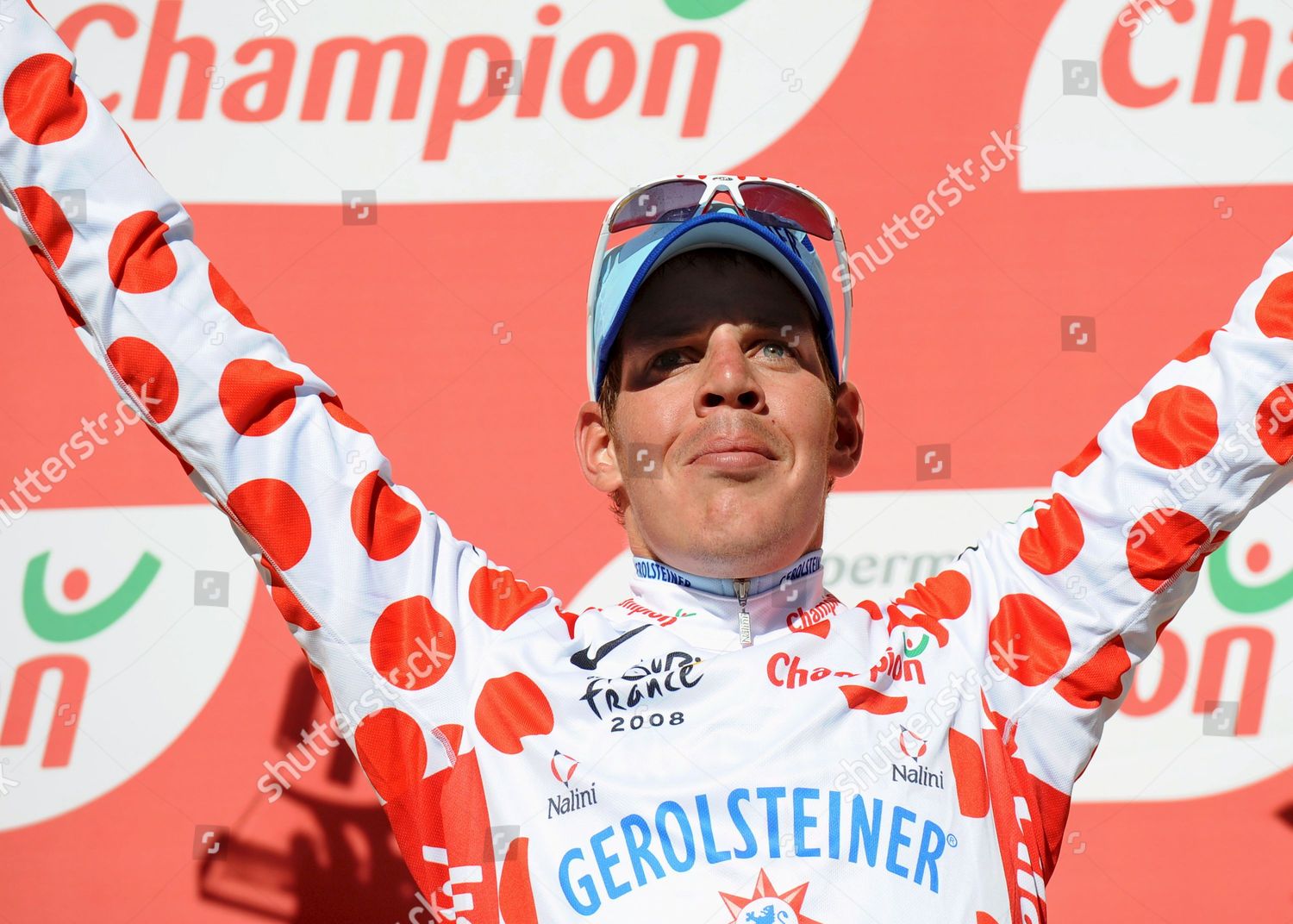 Gerolsteiner Team Rider Bernhard Kohl Austria Editorial Stock Photo ...