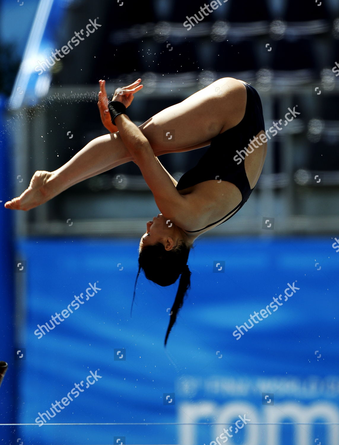 Russian Yulia Koltunova Performs During 10m Editorial Stock Photo ...