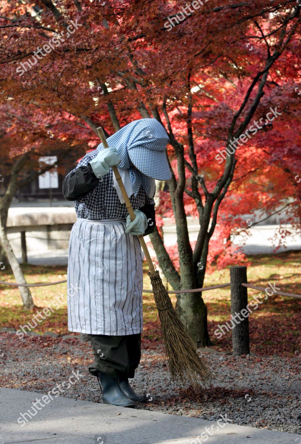 Japanese Woman Clad Traditional Work Clothes Editorial Stock Photo ...