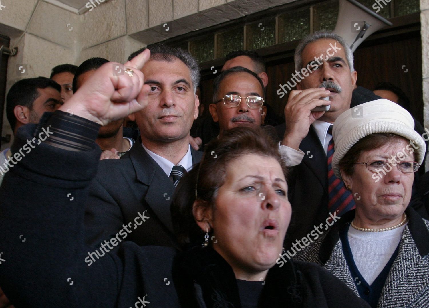 Bassam Salhee Head Palestinian Peoples Party Editorial Stock Photo ...