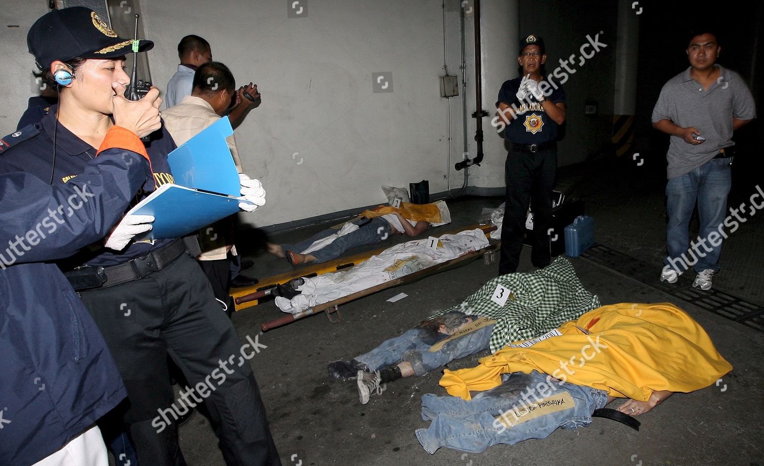 Filipino Scene Crime Officer Soco Stand Editorial Stock Photo - Stock ...