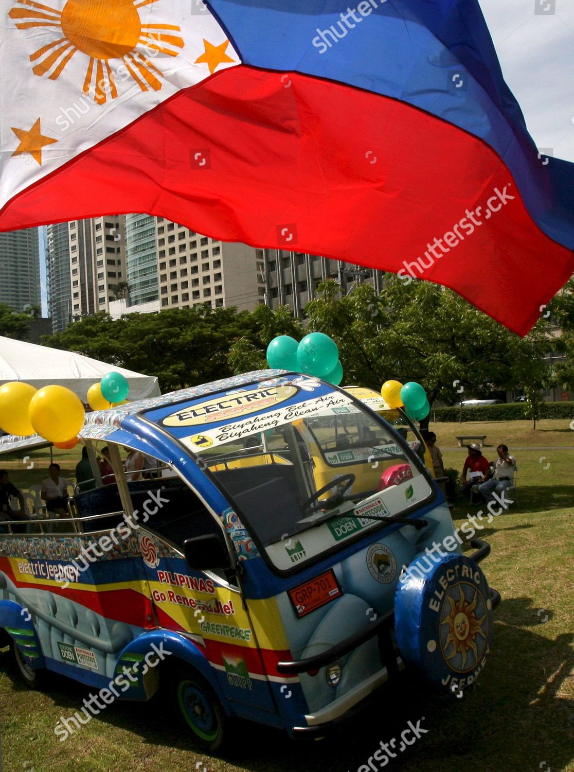 First Locally Manufactured Electric Powered Jeepney Editorial Stock ...